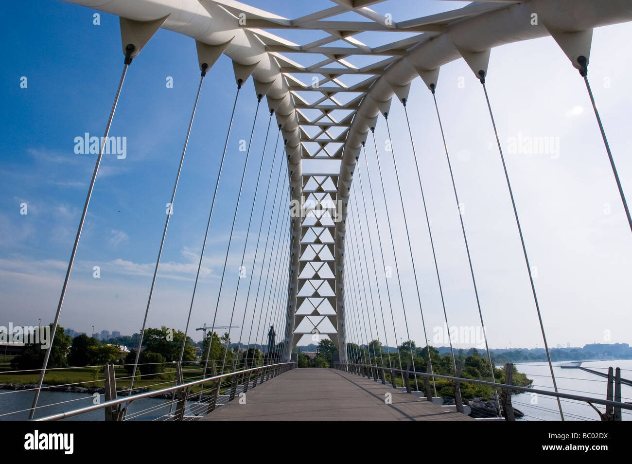 Humber River Pedestrian Bridge Toronto Ontario Canada Stock Photo - Alamy