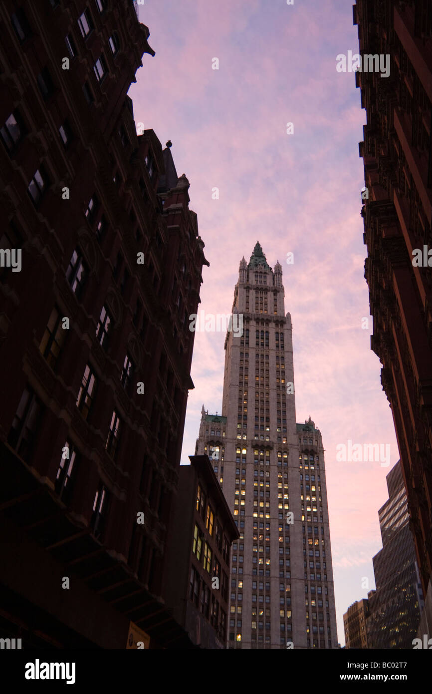 Woolworth Building, New York City, New York Stock Photo - Alamy