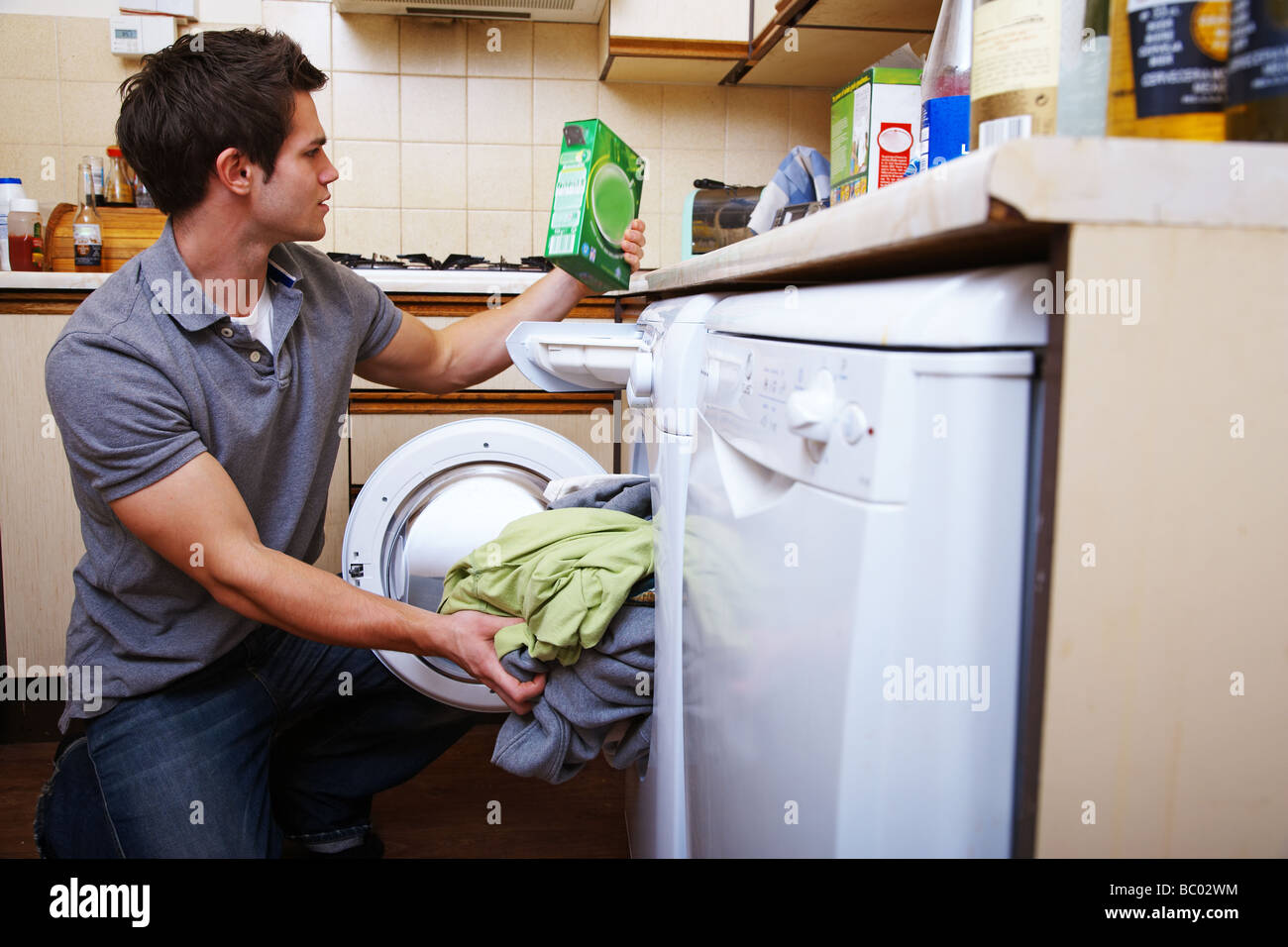 Teens Doing Laundry