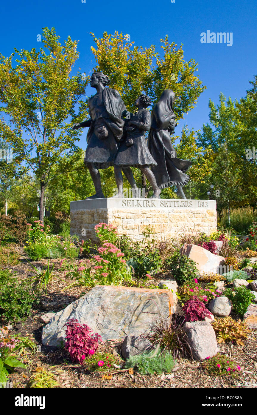 Settlers monument hi-res stock photography and images - Alamy