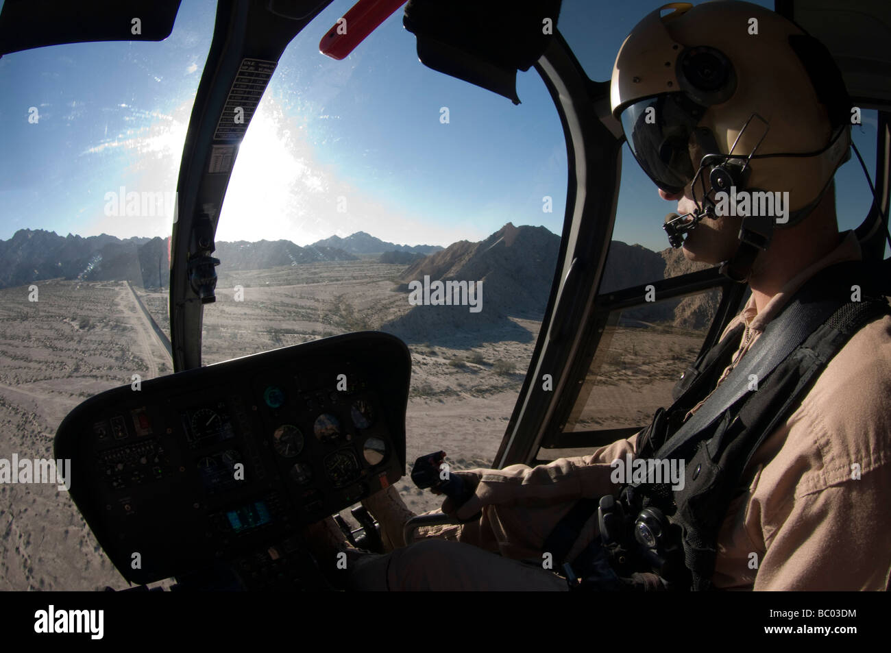 Aerial border patrol on the U.S./Mexico border Stock Photo - Alamy