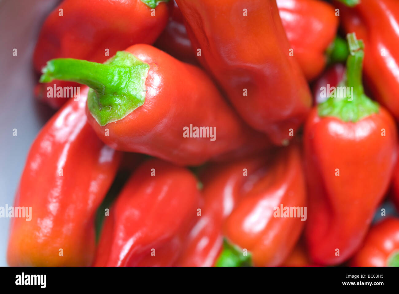 Red Chilli Peppers macro Stock Photo - Alamy