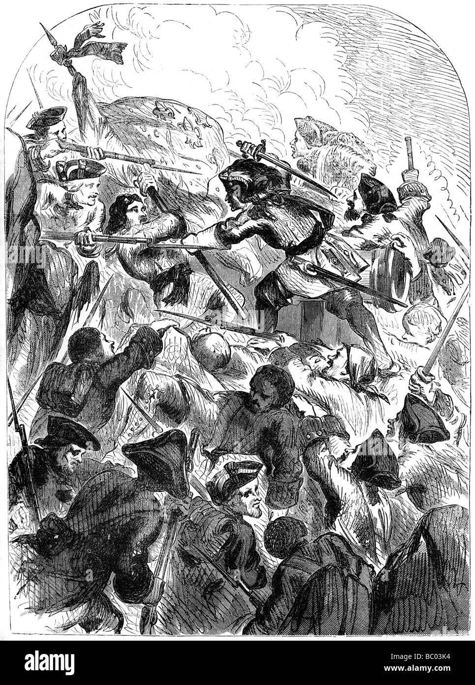 The Battle of Schellenberg, Austria, 1704 (19th century). Artist ...