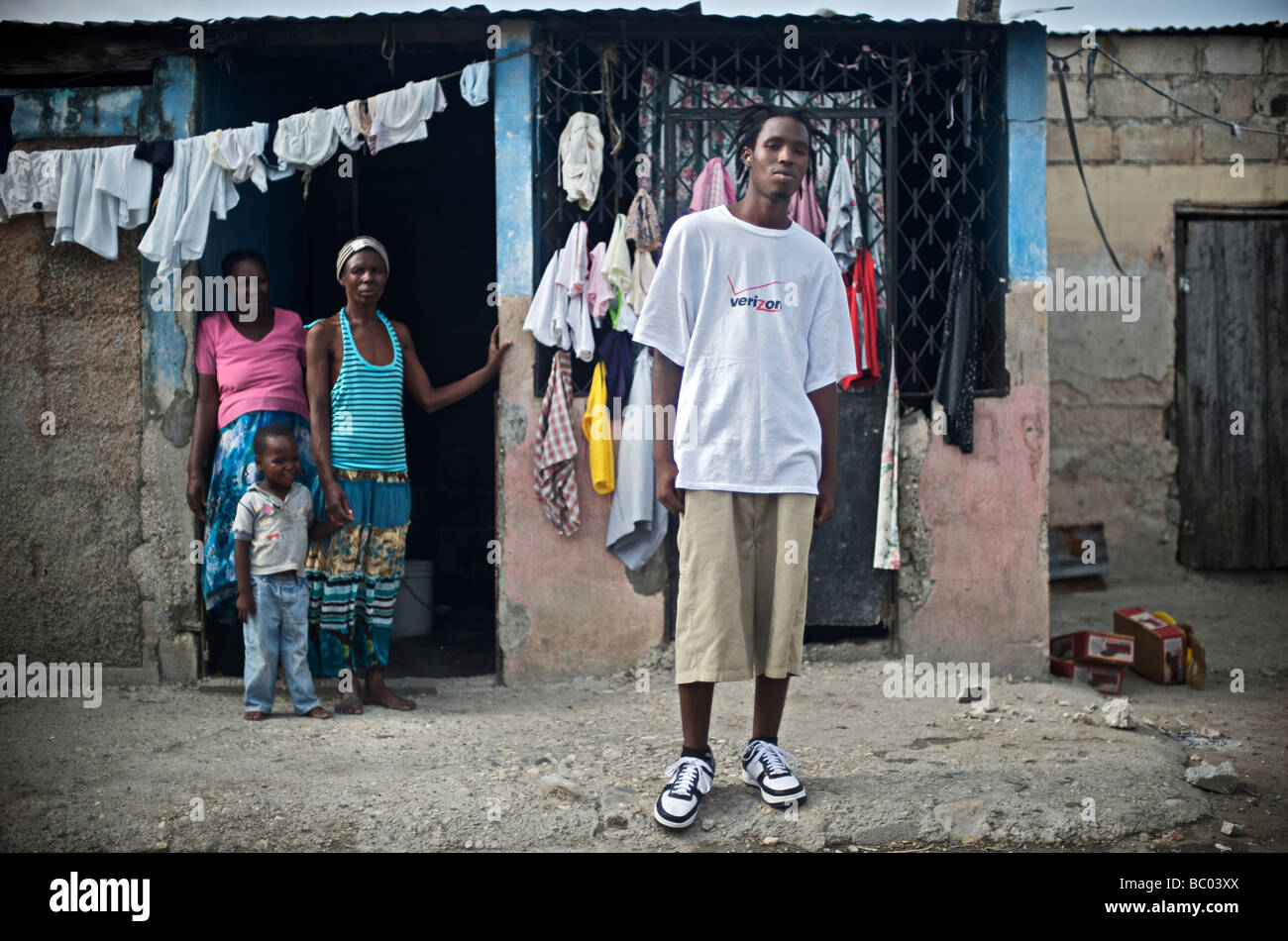 Rap Kreyol artist 2Double in Port-au-Prince, Haiti Stock Photo - Alamy