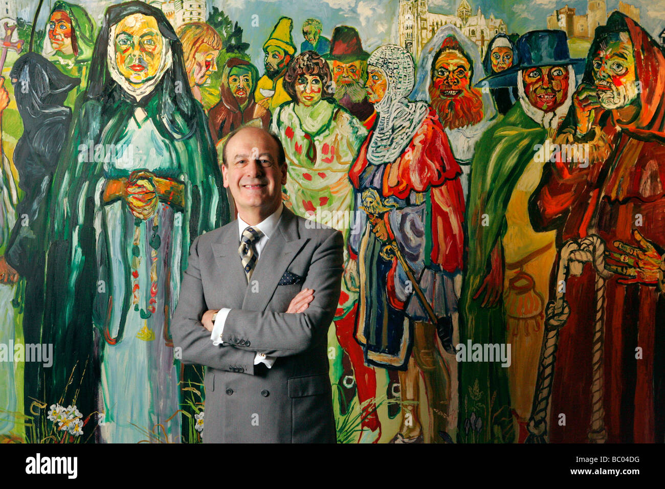 Sir Robert Balchin a Conservative educationalist pictured at his home ...