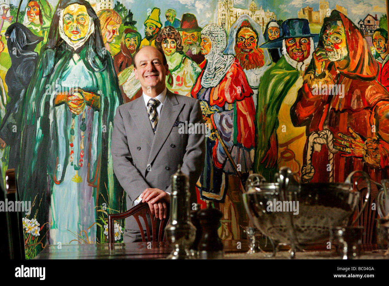 Sir Robert Balchin a Conservative educationalist pictured at his home ...