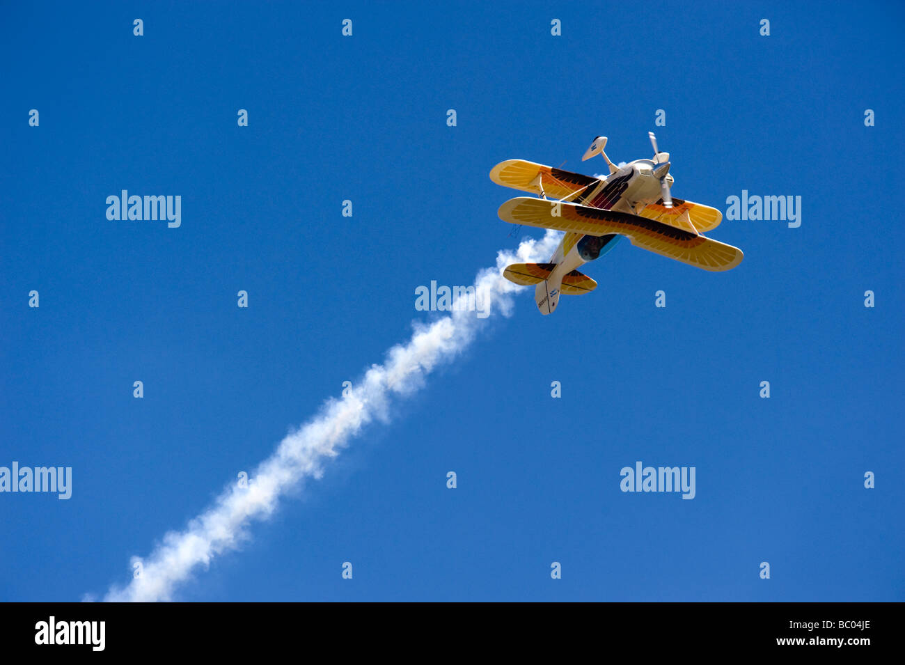 Acrobatic Plane in Flight Stock Photo - Alamy