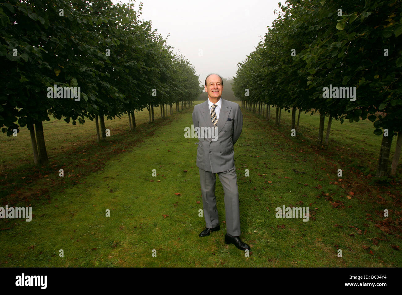 Sir Robert Balchin a Conservative educationalist pictured at his home ...