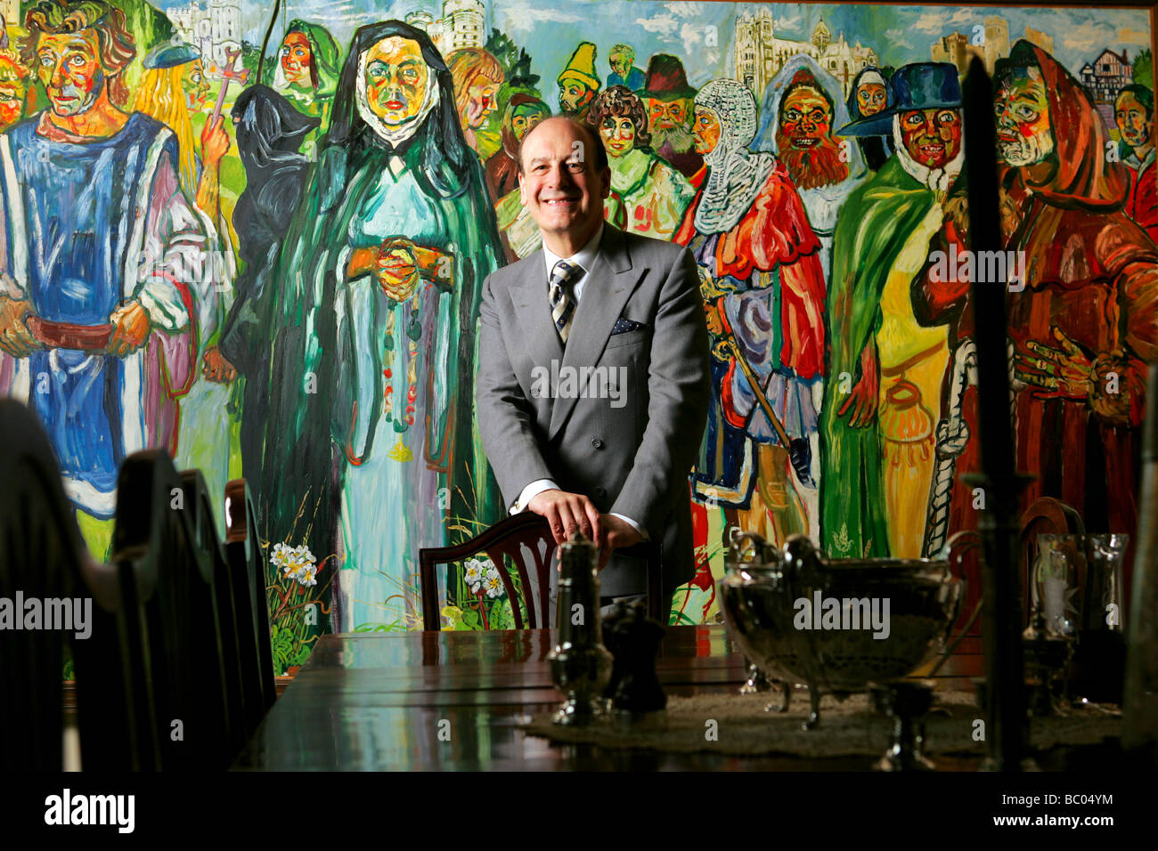 Sir Robert Balchin a Conservative educationalist pictured at his home ...