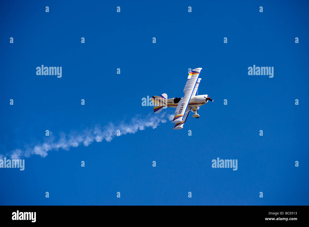 Acrobatic Plane in Flight Stock Photo - Alamy