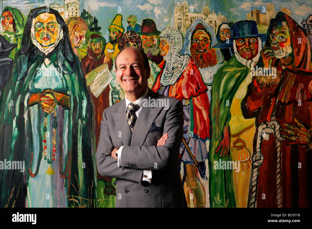 Sir Robert Balchin a Conservative educationalist pictured at his home ...