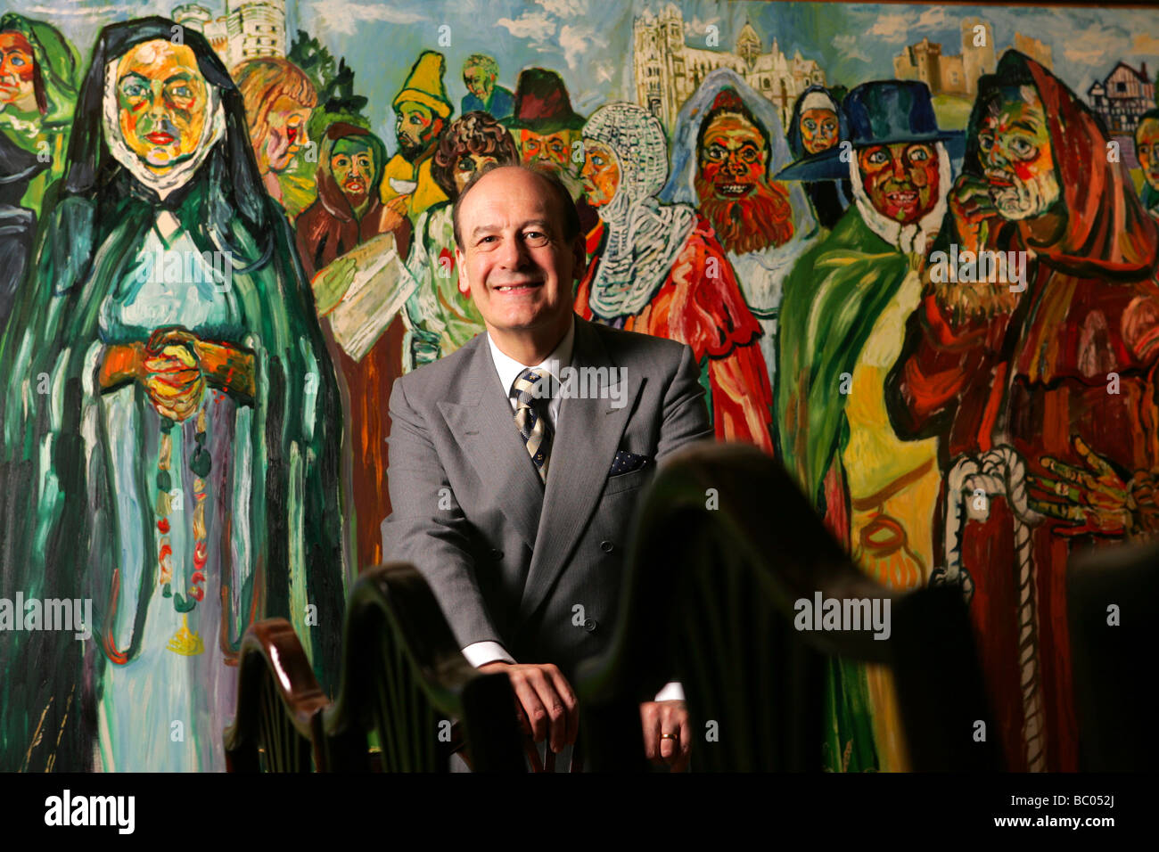 Sir Robert Balchin a Conservative educationalist pictured at his home ...