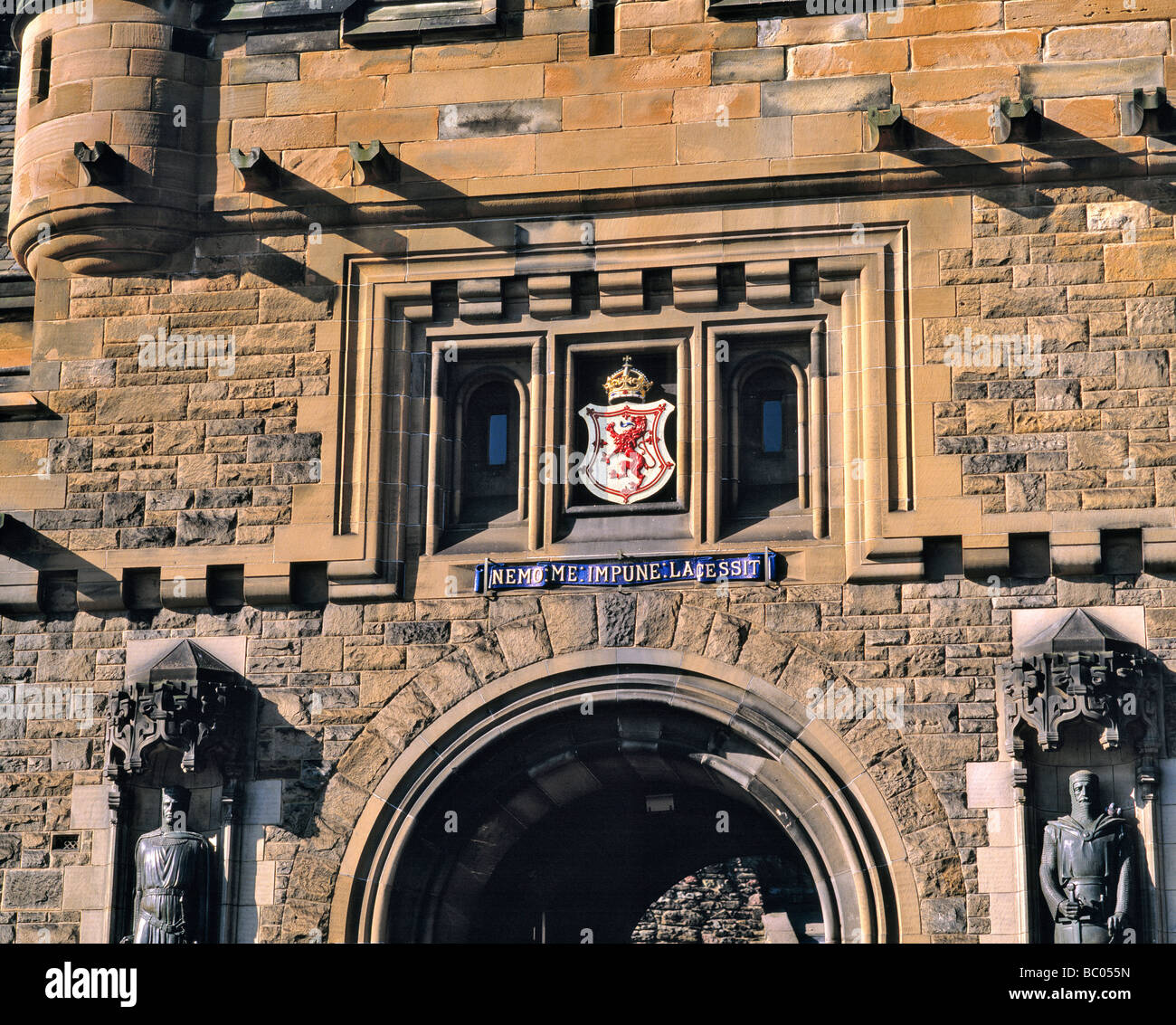 Statue Bruce Edinburgh Castle Scotland Stock Photos & Statue Bruce ...