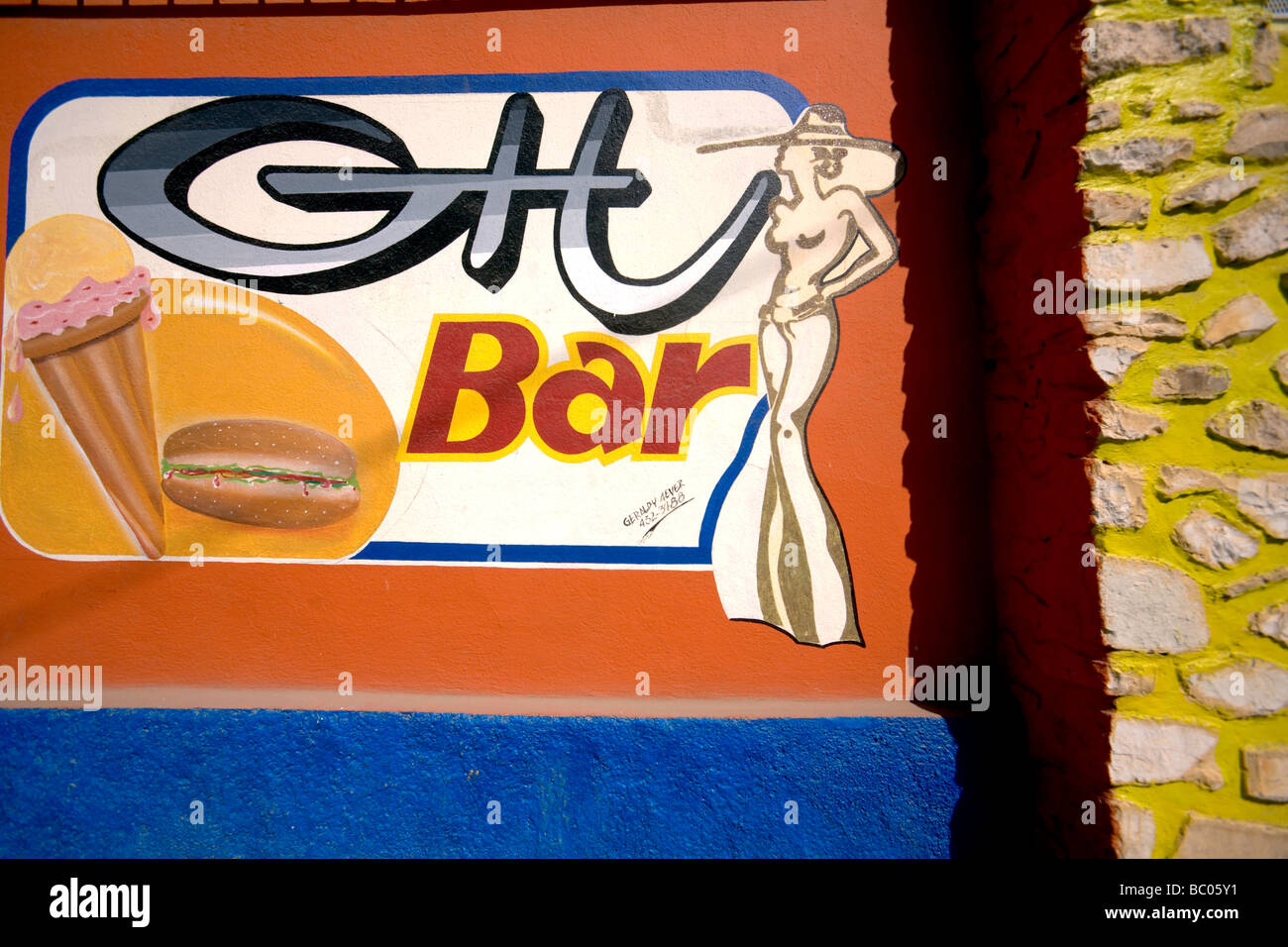 Haiti, Nord, Cap Haitien. Local Bar, Cape Haitien Stock Photo - Alamy