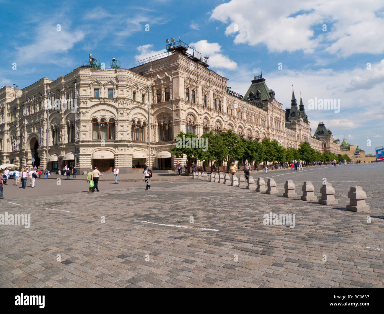 Gum shopping arcade, Red Square, Moscow, Russia Stock Photo - Alamy