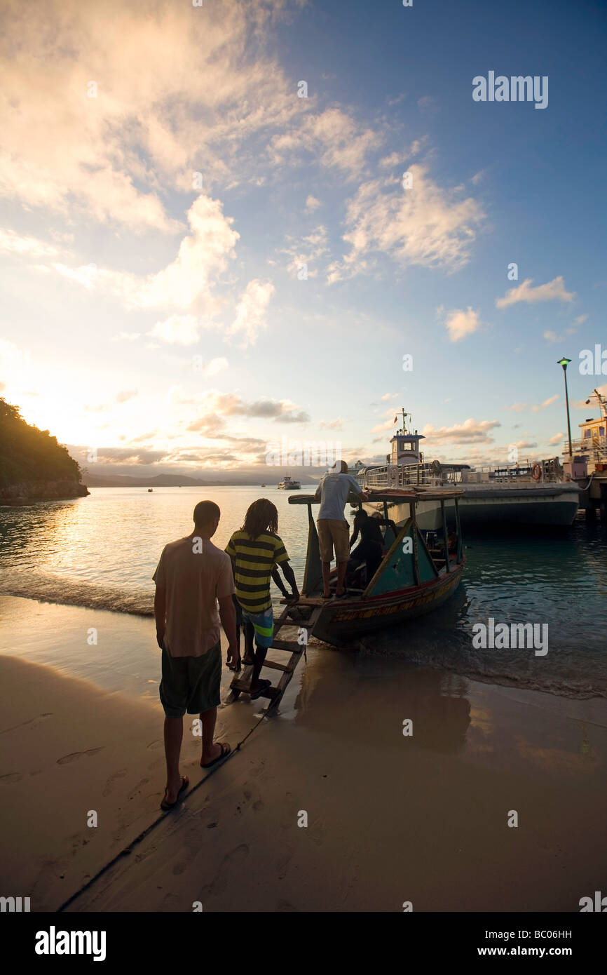 Haiti, Nord, Cap Haitien. Labadee Cove, sunset Stock Photo - Alamy