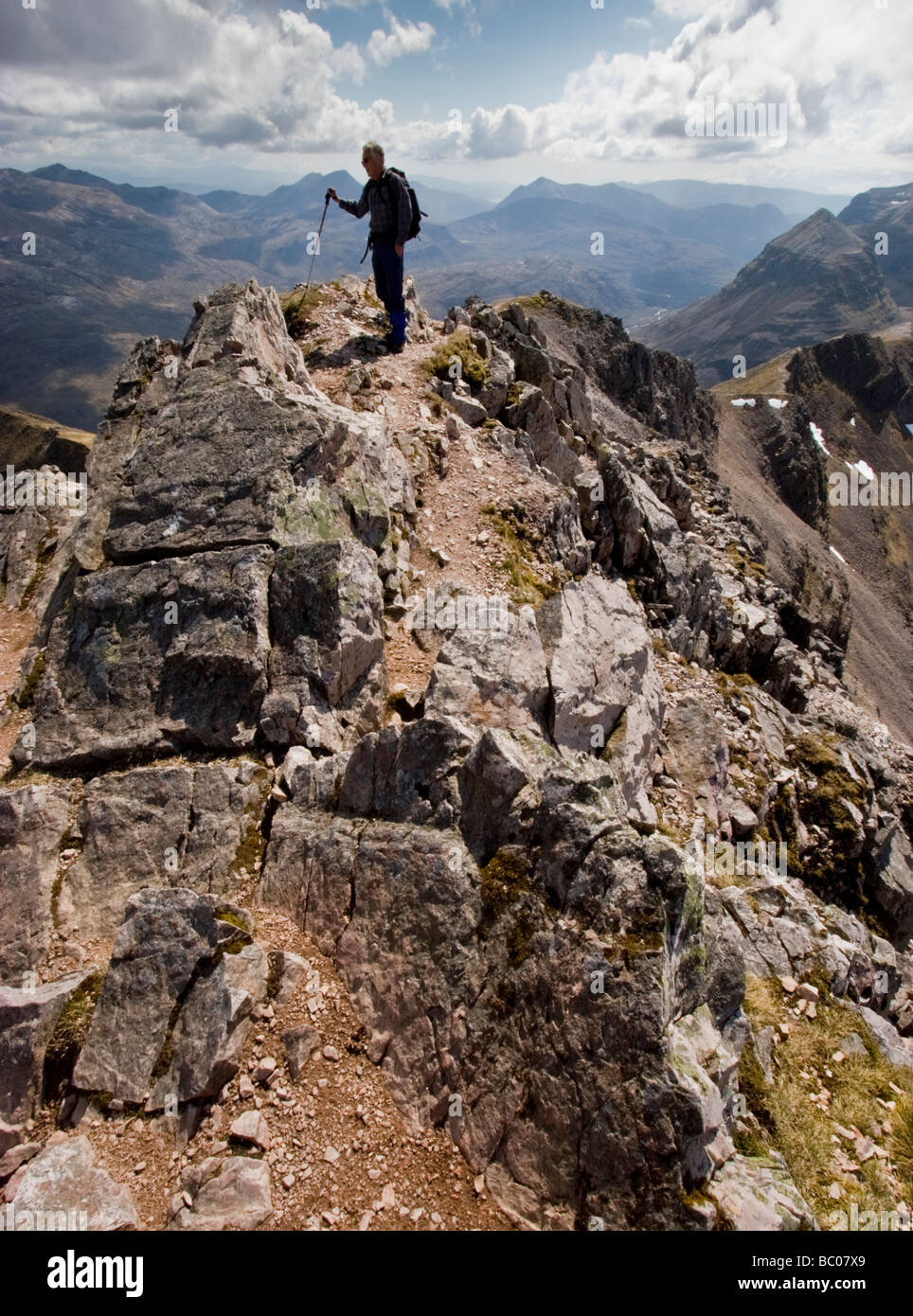 Torridon scotland hillwalker hi-res stock photography and images - Alamy