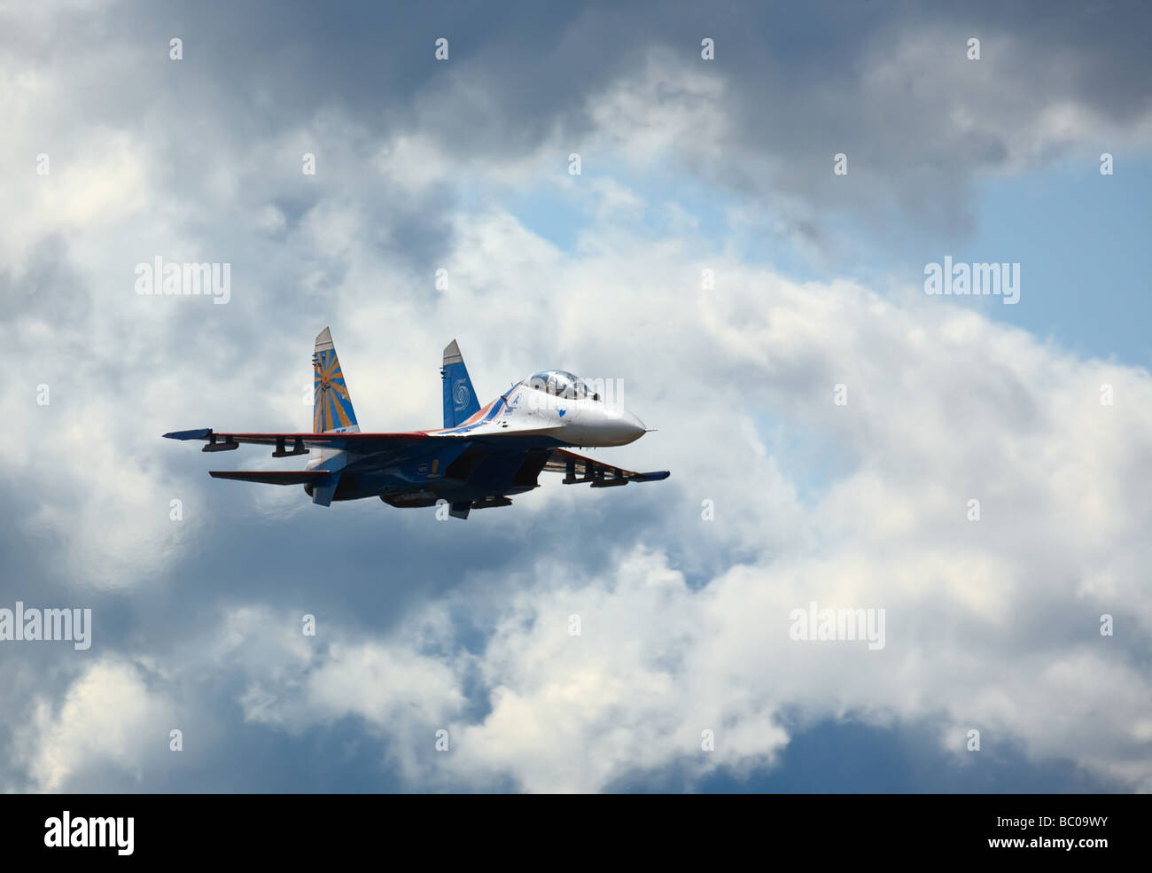 Jet military plane Air show Novosibirsk Stock Photo - Alamy