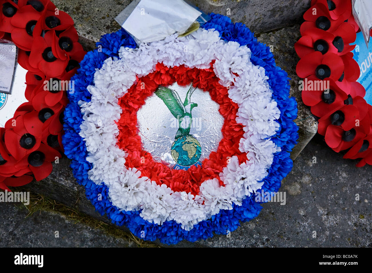 RAFA War Memorial wreath laid at War Memorial in St Mary's Churchyard ...