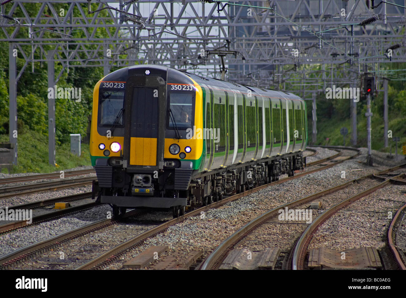 London midland desiro class 350 train west coast mainline train hi-res ...