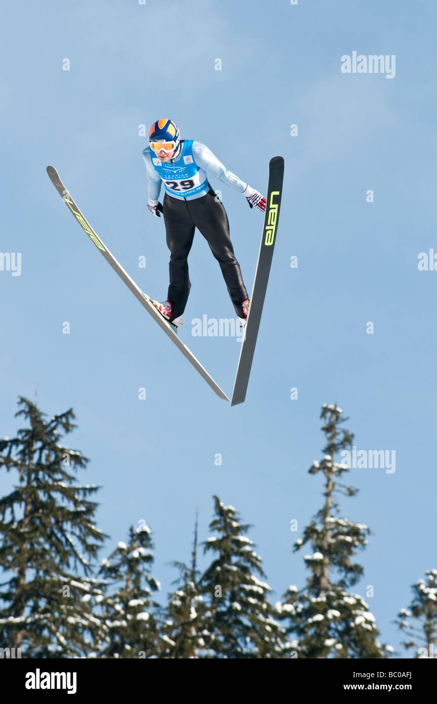 World Cup Nordic Event at the 2010 Whistler Olympic Park Stock Photo ...