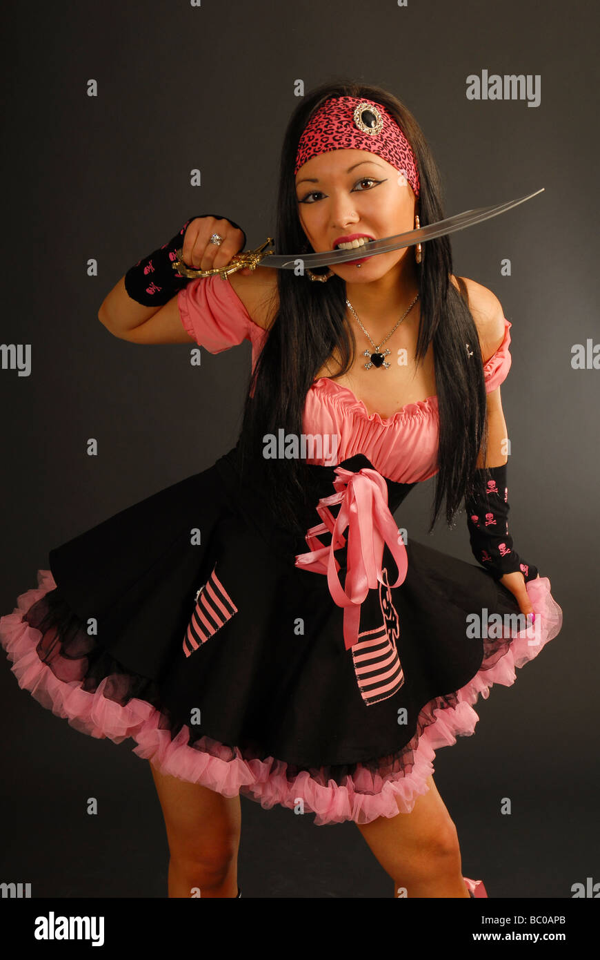 Pink Pirate Halloween Costume