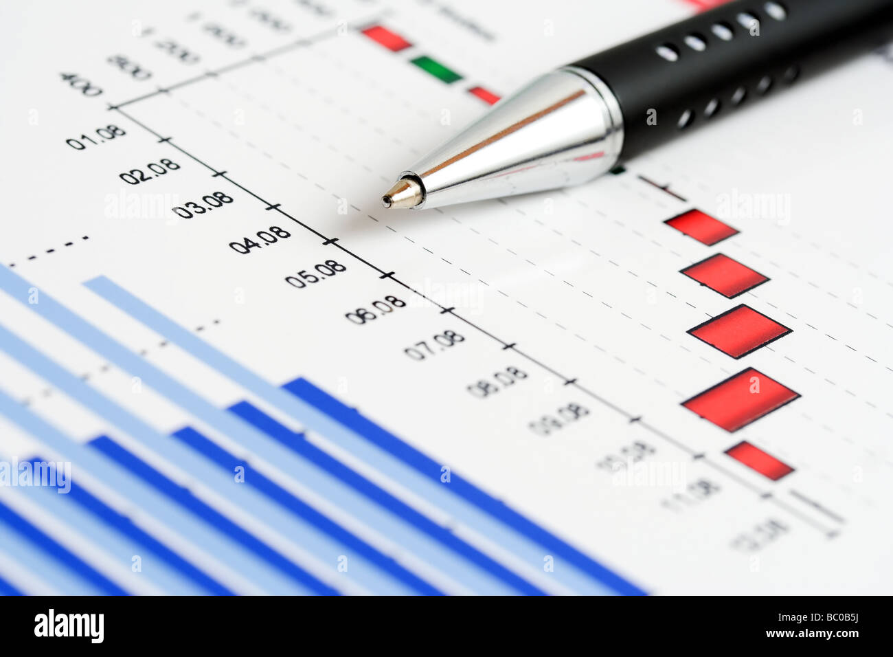 Stock market graphs monitoring Stock Photo - Alamy