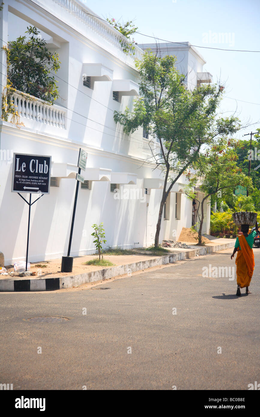 Pondicherry rue hi-res stock photography and images - Alamy