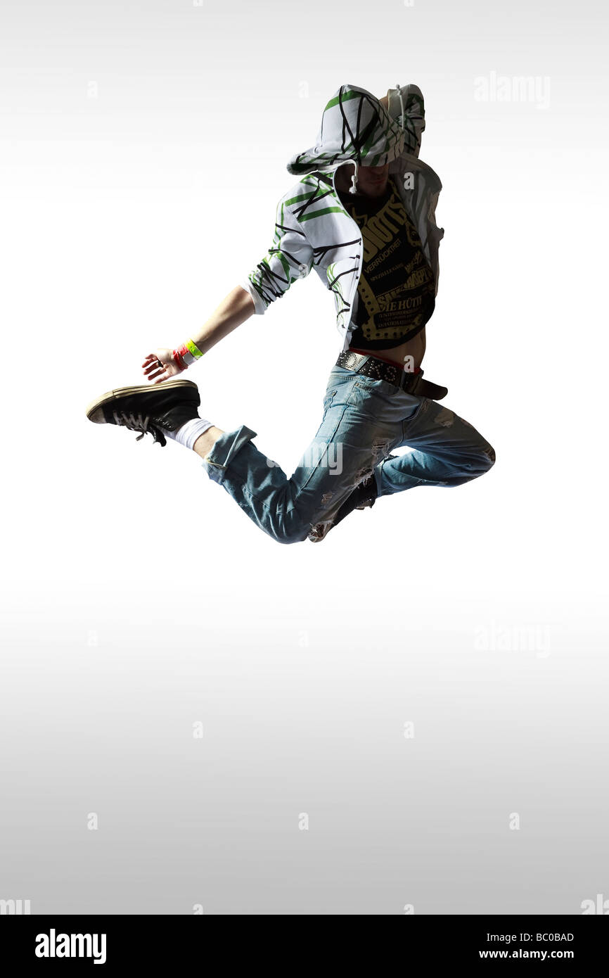 A Dancer Mid-Jump, would make a perfect start point for a photomontage ...