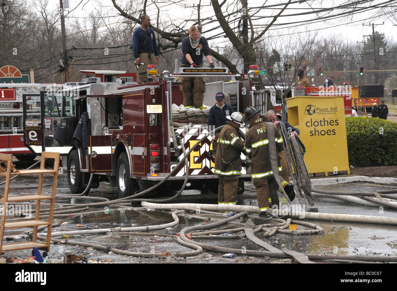 Hose rack hi-res stock photography and images - Alamy
