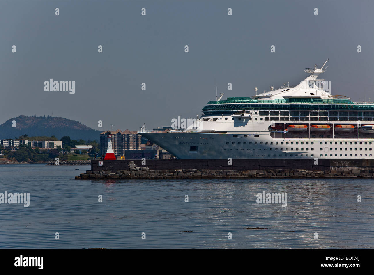 Cruise ship docked at Ogden Point in Victoria BC Canada Stock Photo - Alamy