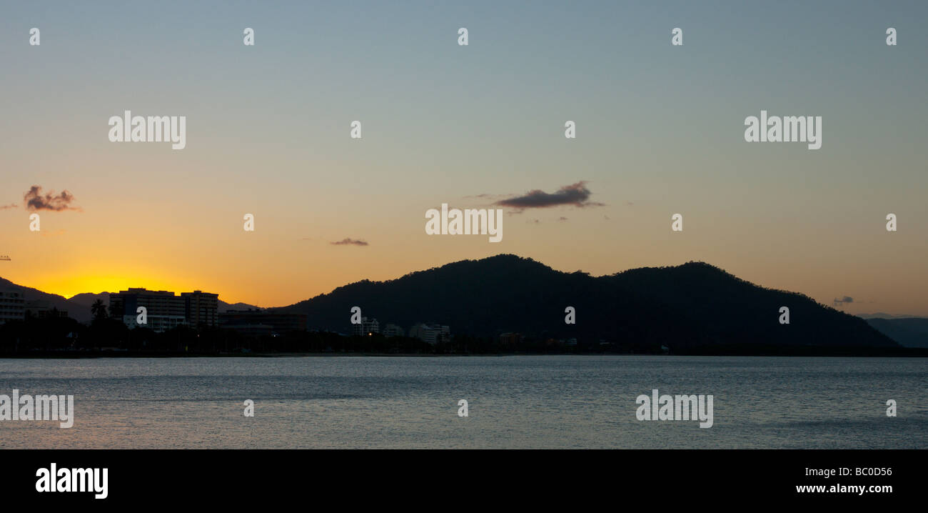 Sunset over Cairns Queensland Australia Stock Photo - Alamy