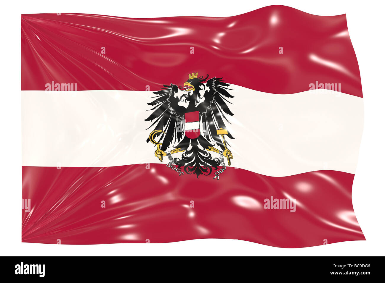 Great Image of the Flag of Austria Stock Photo - Alamy