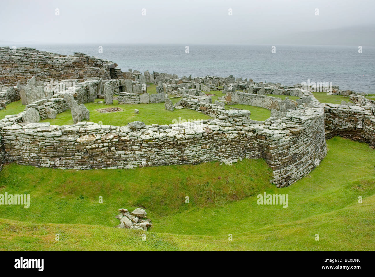 Broch of Gurness a fortified dwelling dating back to the Iron Age ...