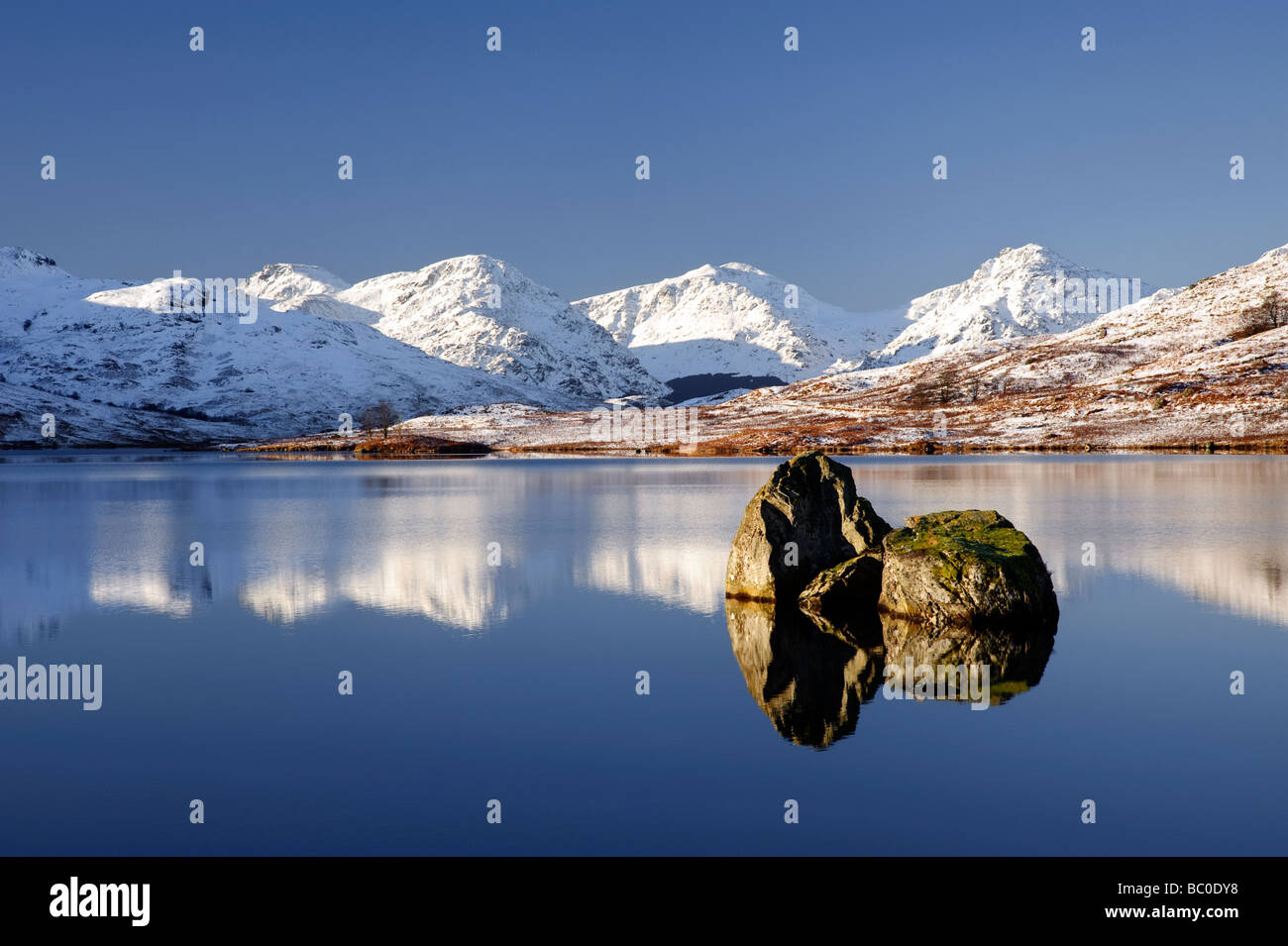 Loch arklet snow hi-res stock photography and images - Alamy