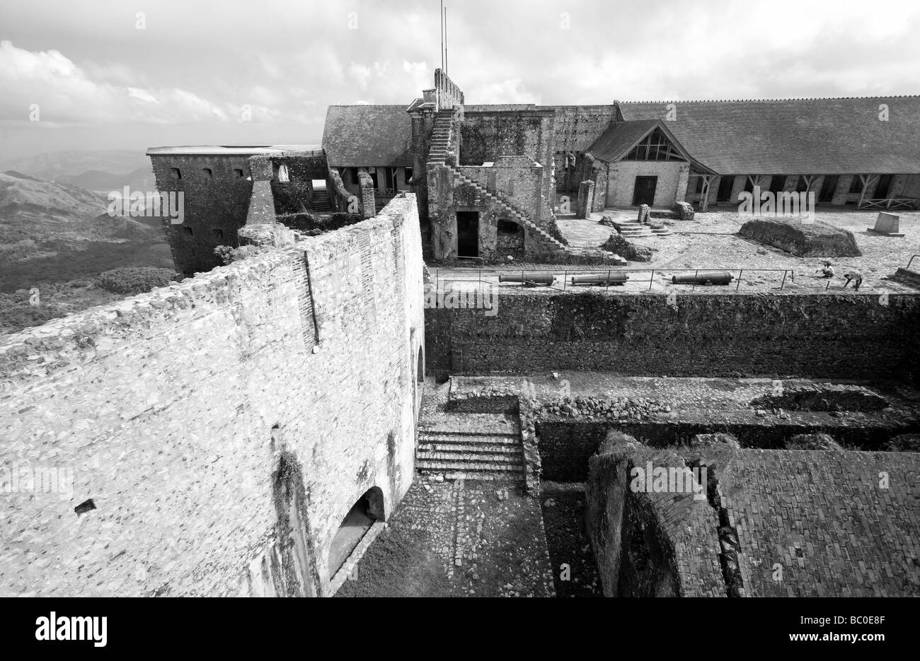Haiti, Nord, Cap Haitien. The Citadelle La Ferriere, mountaintop ...