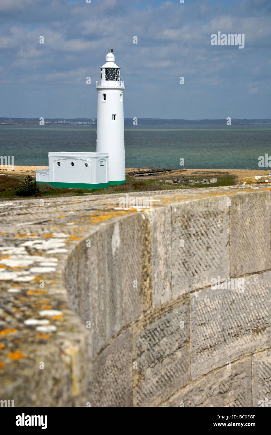 Hurst Castle, Hampshire, UK Lighthouse English Heritage Stock Photo - Alamy