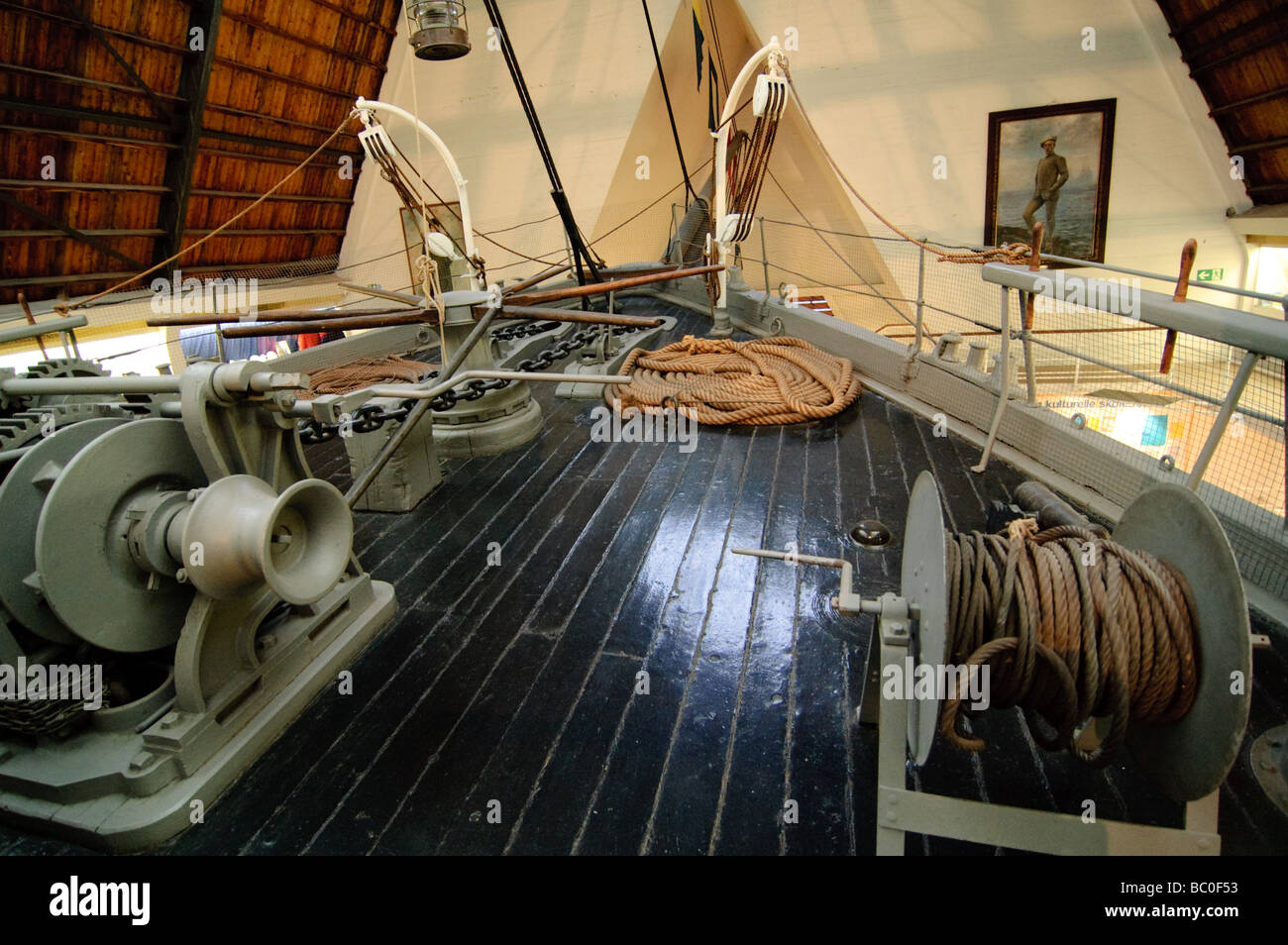 Fram ship at Fram Museum on Bygdøy Peninsula, Oslo, Norway, Scandinavia ...