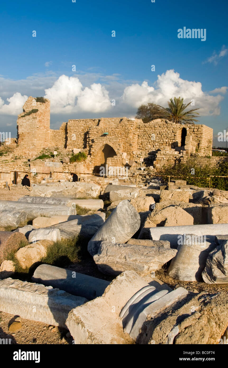 Caesarea Ruins Israel Stock Photo - Alamy
