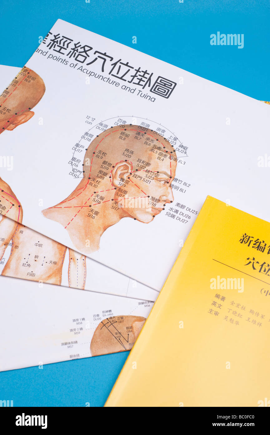 Acupuncture drawing hi-res stock photography and images - Alamy