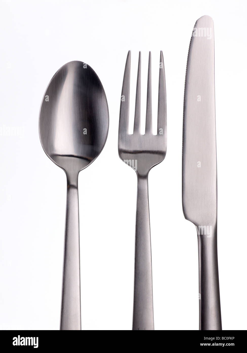 Knife fork and spoon Stock Photo - Alamy