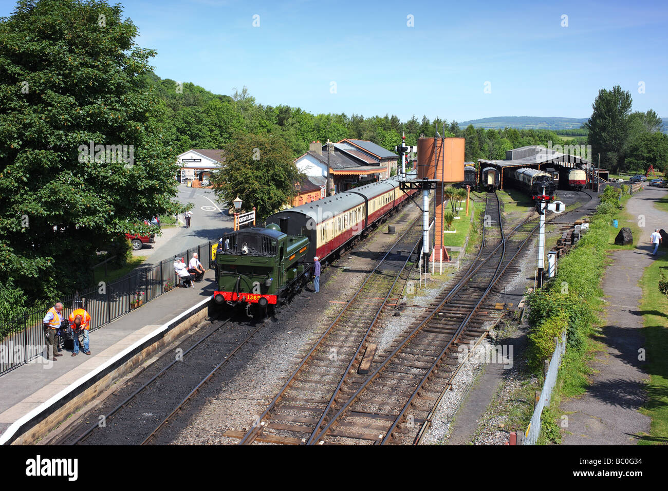 Image taken on the Buckfastleigh - Totnes steam railway, South Devon ...