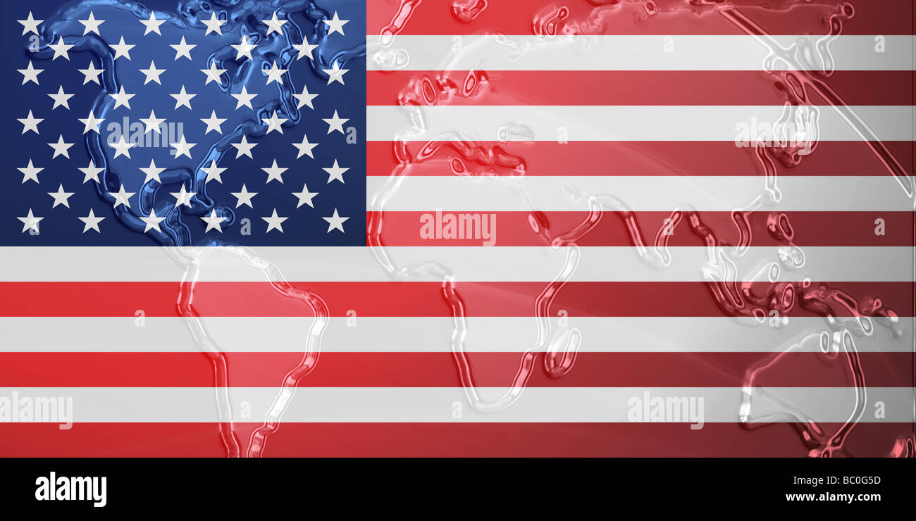 Flag of United States of America national country symbol illustration ...
