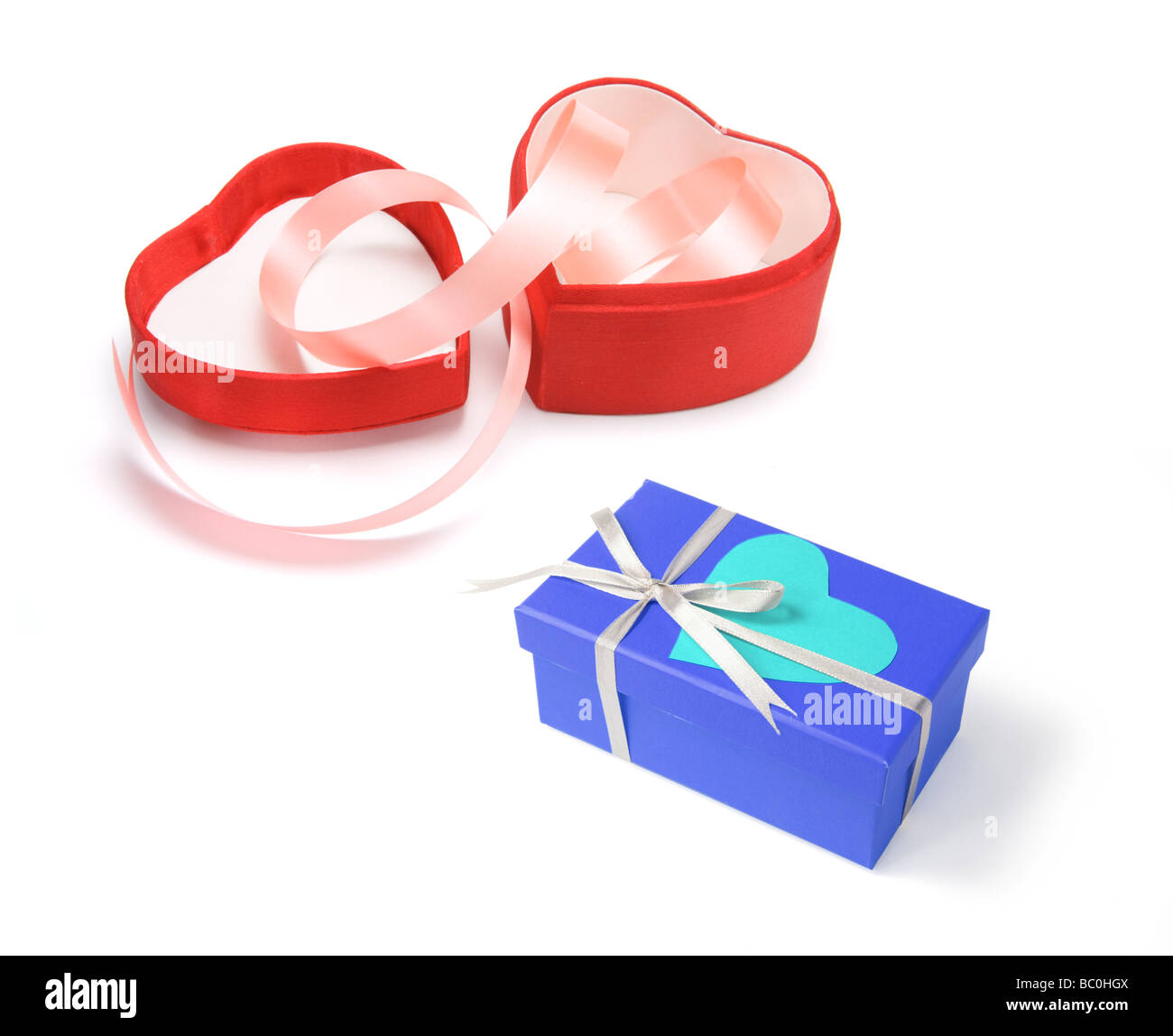 Gift boxes packages parcels Cut Out Stock Images & Pictures - Alamy