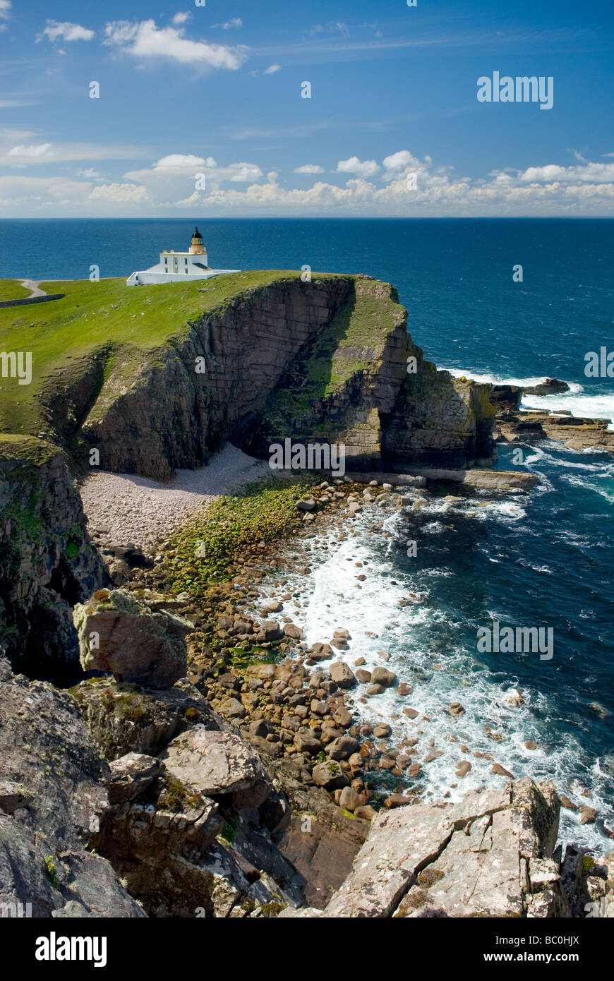 Rhu Stoer Lighthouse at Point of Stoer Assynt Coigach Scenic Area ...