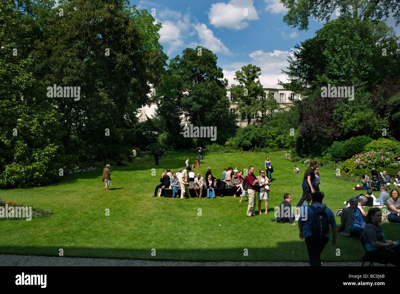 Paris France, Public Events National Music Day garden "Fete de la ...