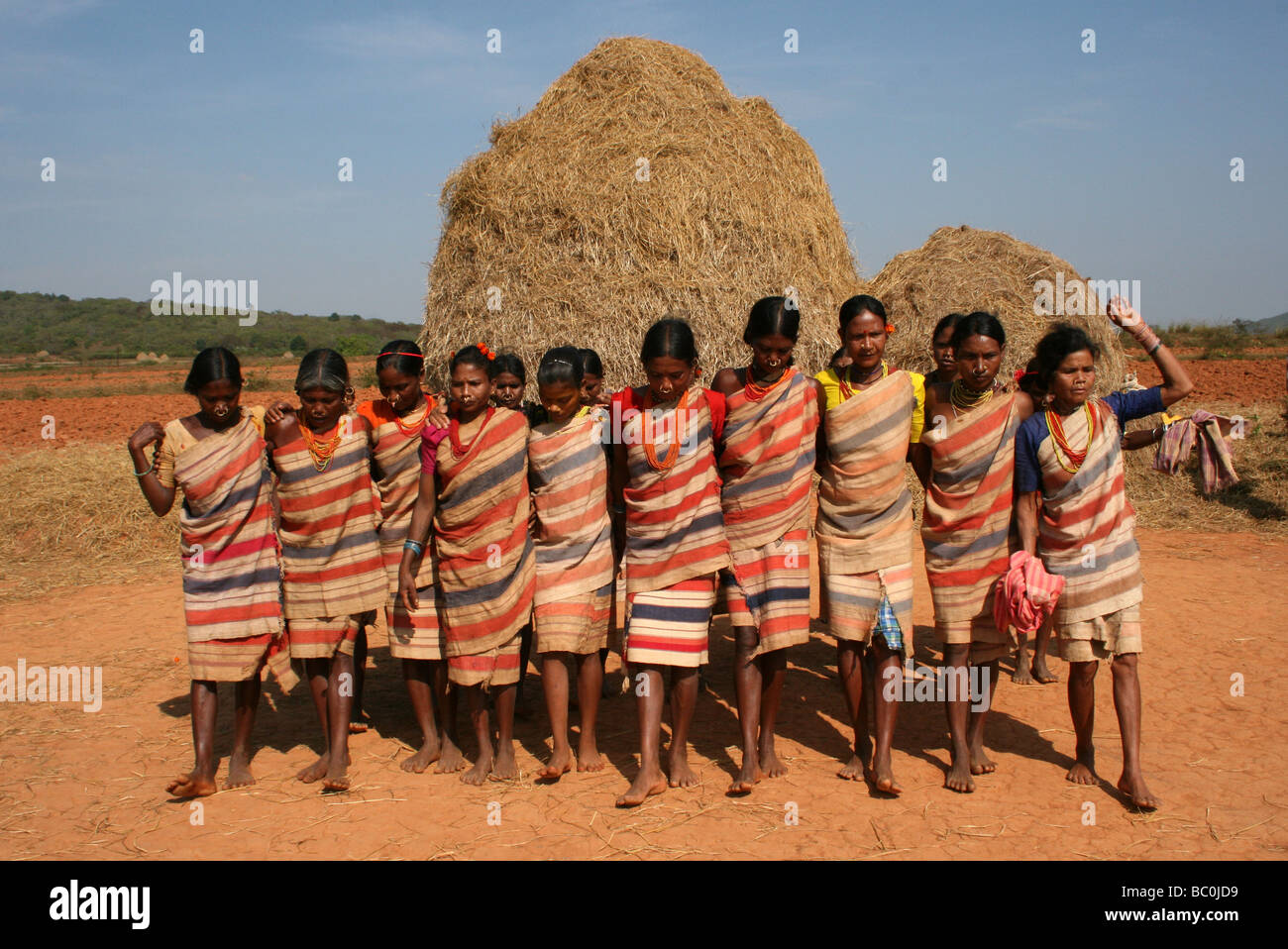 Women of the Gadaba Tribe Performing Traditional Dance Stock Photo - Alamy