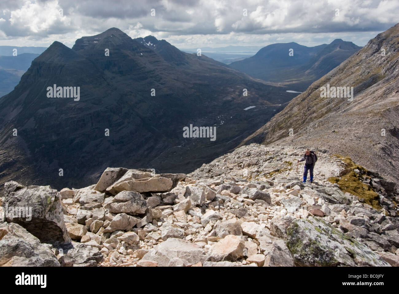 Liathach from Ben Eighe, Torridon Ruadh Stac Mor from Coinneach Mhor ...