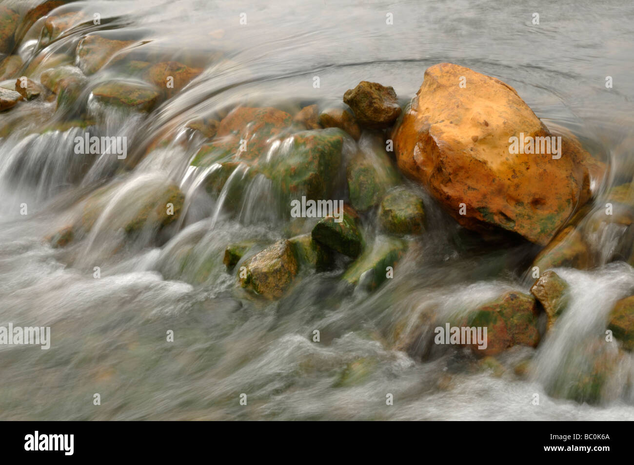 Stream with boulders hi-res stock photography and images - Alamy