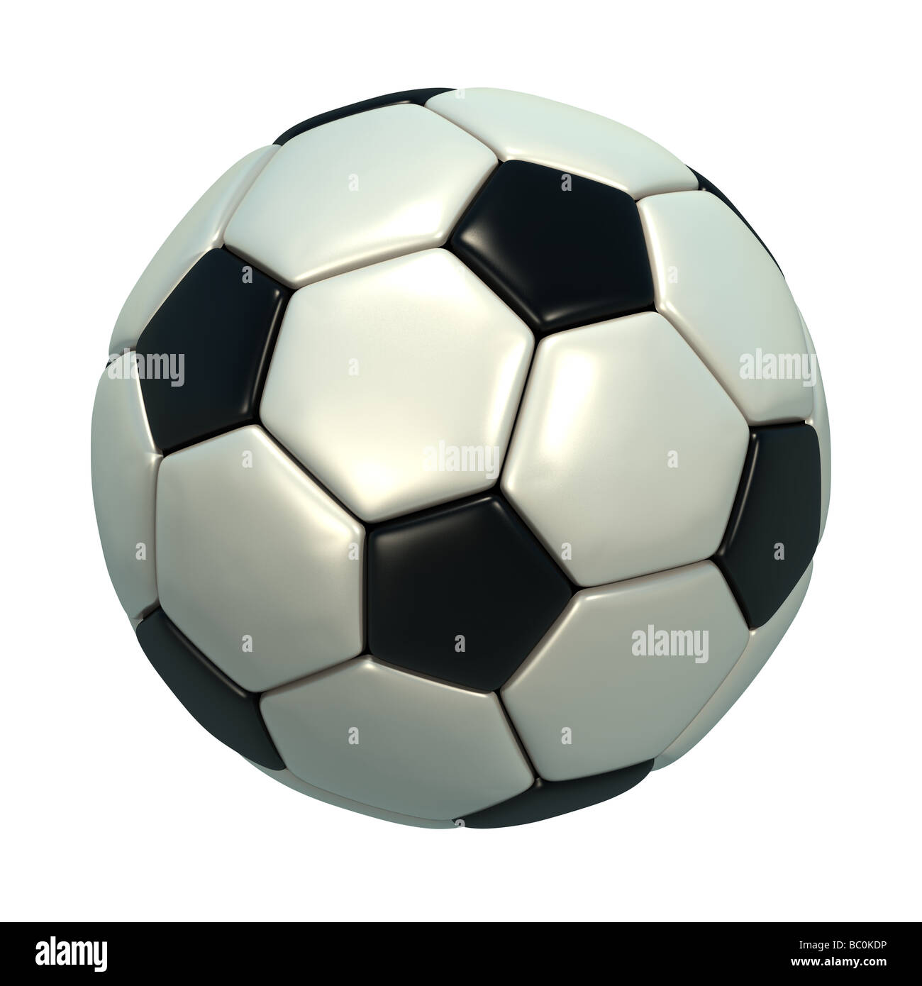 Shiny Soccer Ball Render Stock Photo - Alamy